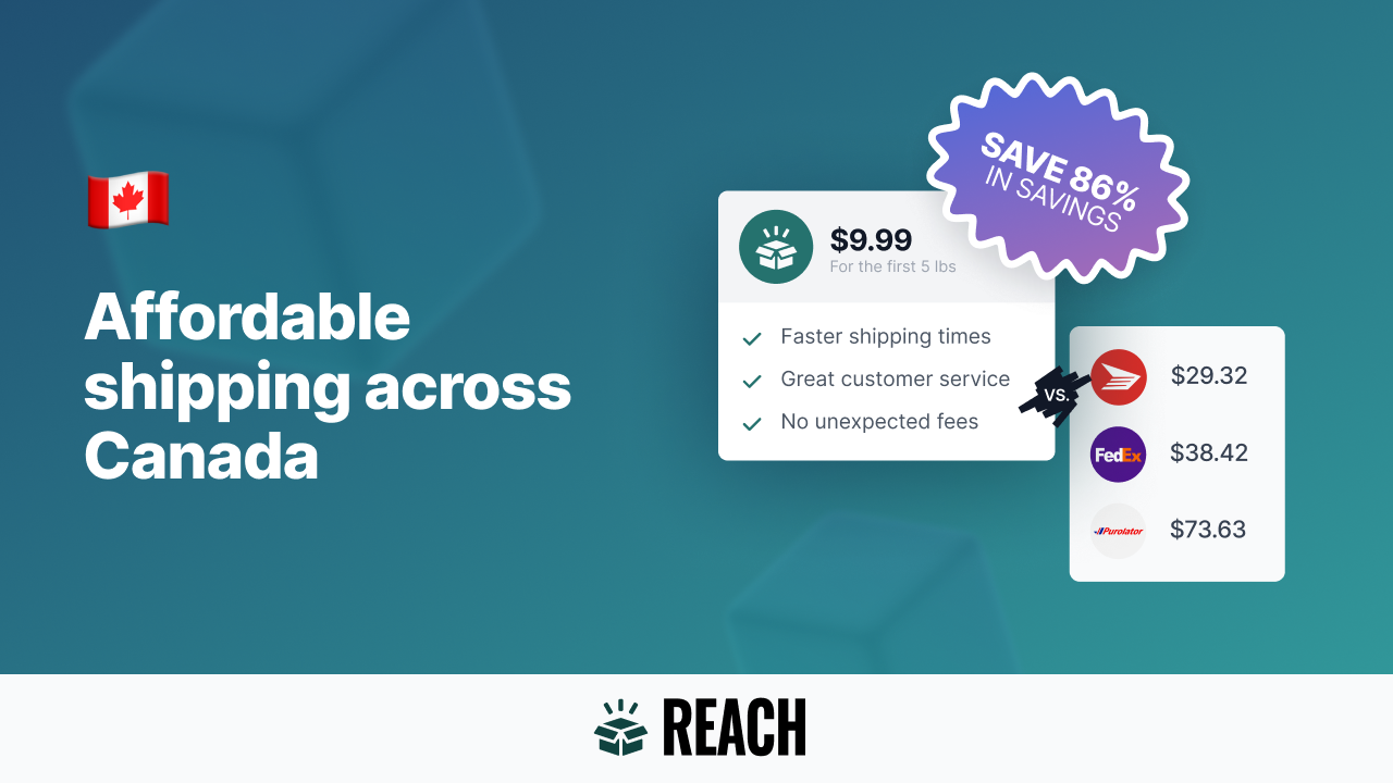 Canadian Shipping - Ship with Reach